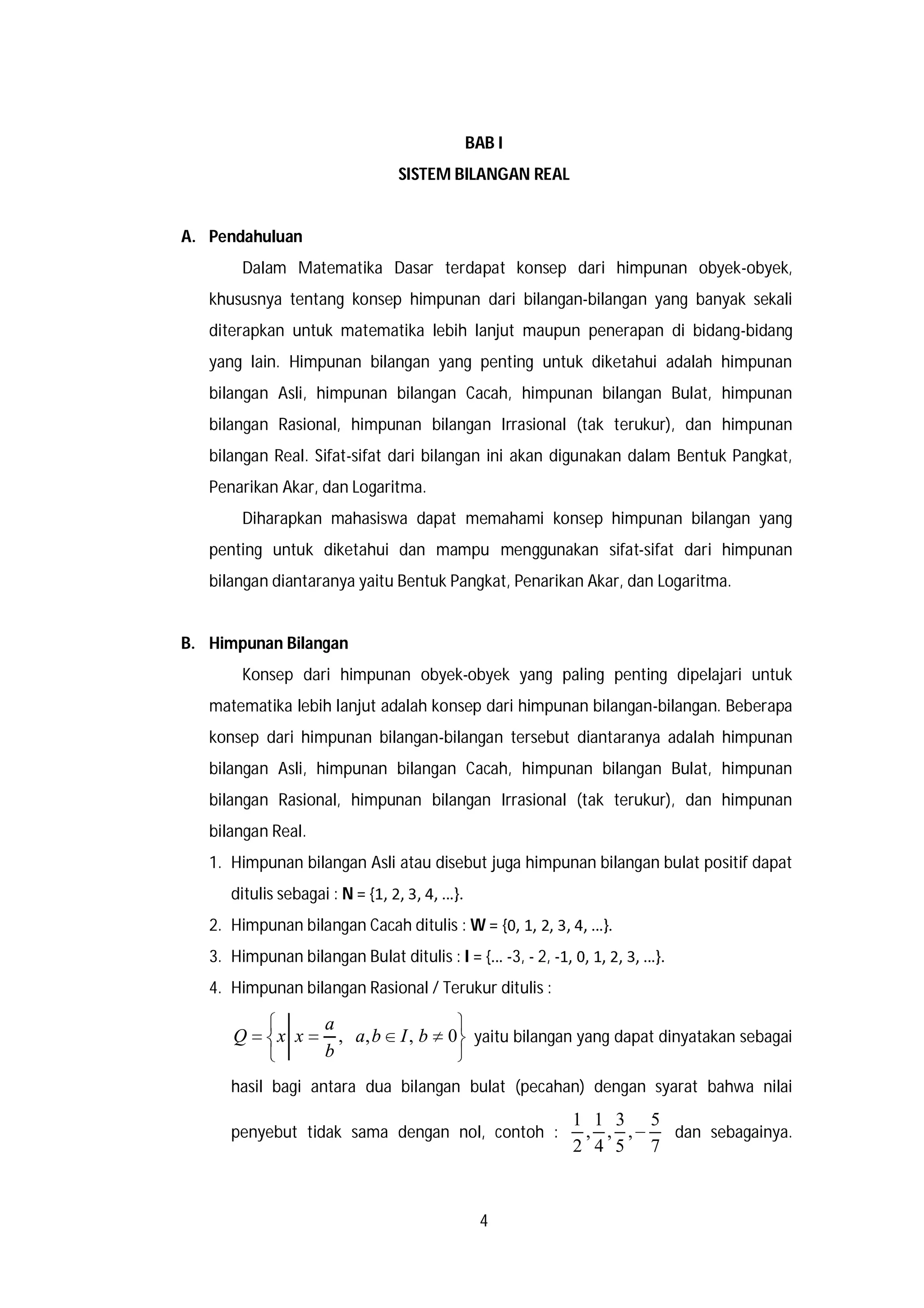 Matematika dasar bag1 | PDF