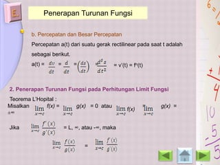 Matematika SMA - Bab diferensial (turunan) | PPT