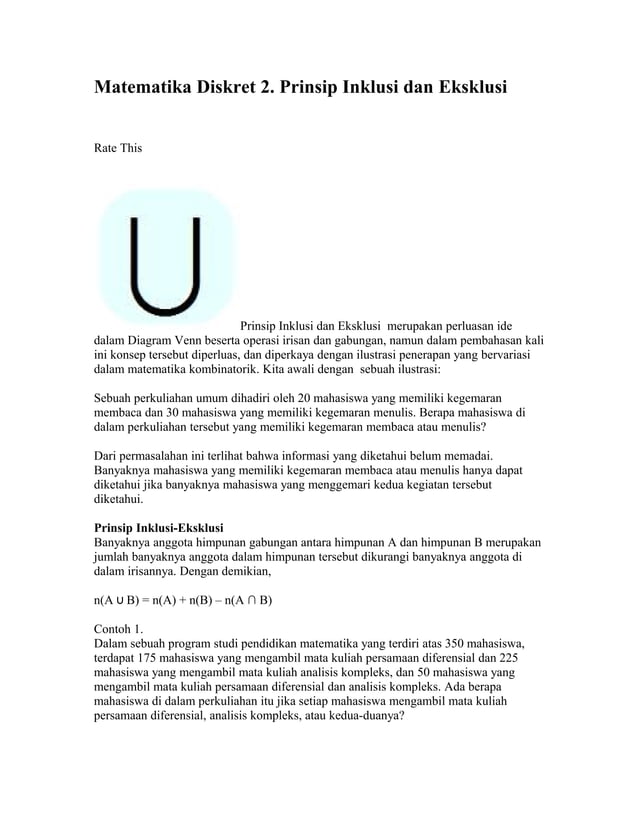 Matematika diskret 2 | PDF