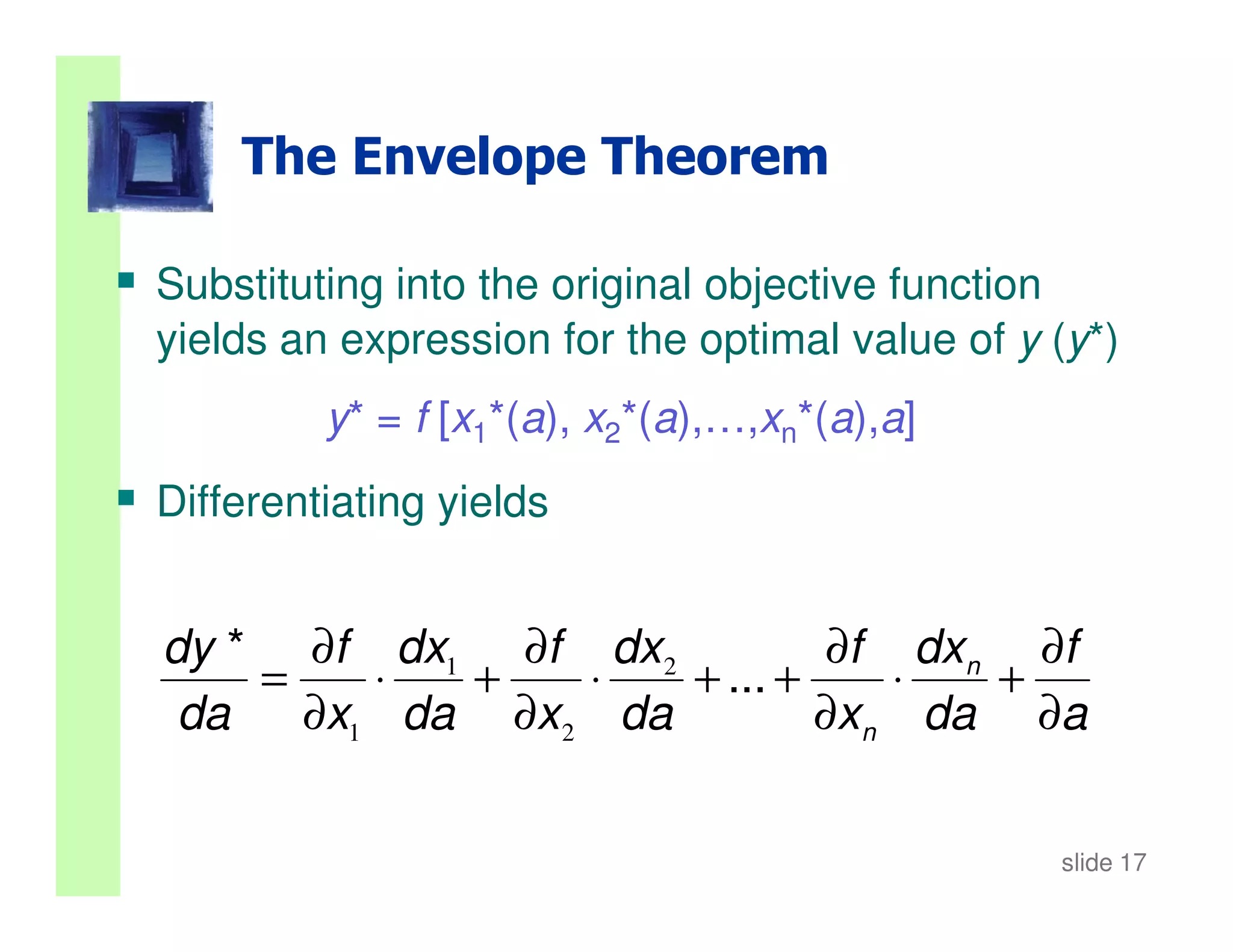 Matematika ekonomi slide_optimasi_dengan_batasan_persamaan | PDF