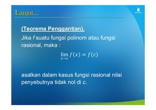 Konsep Limit Fungsi di Satu Titik | PDF