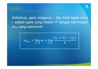 Konsep Turunan | PDF