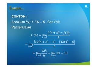 Konsep Turunan | PDF