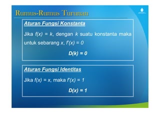 Aturan Rantai Pada Turunan | PDF