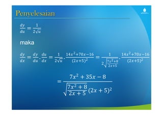 Aturan Rantai Pada Turunan | PDF