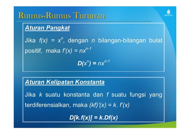 Aturan Rantai Pada Turunan | PDF