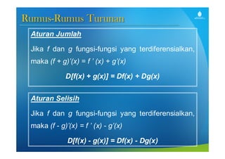 Aturan Rantai Pada Turunan | PDF