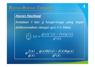 Aturan Rantai Pada Turunan | PDF
