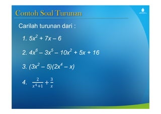 Aturan Rantai Pada Turunan | PDF