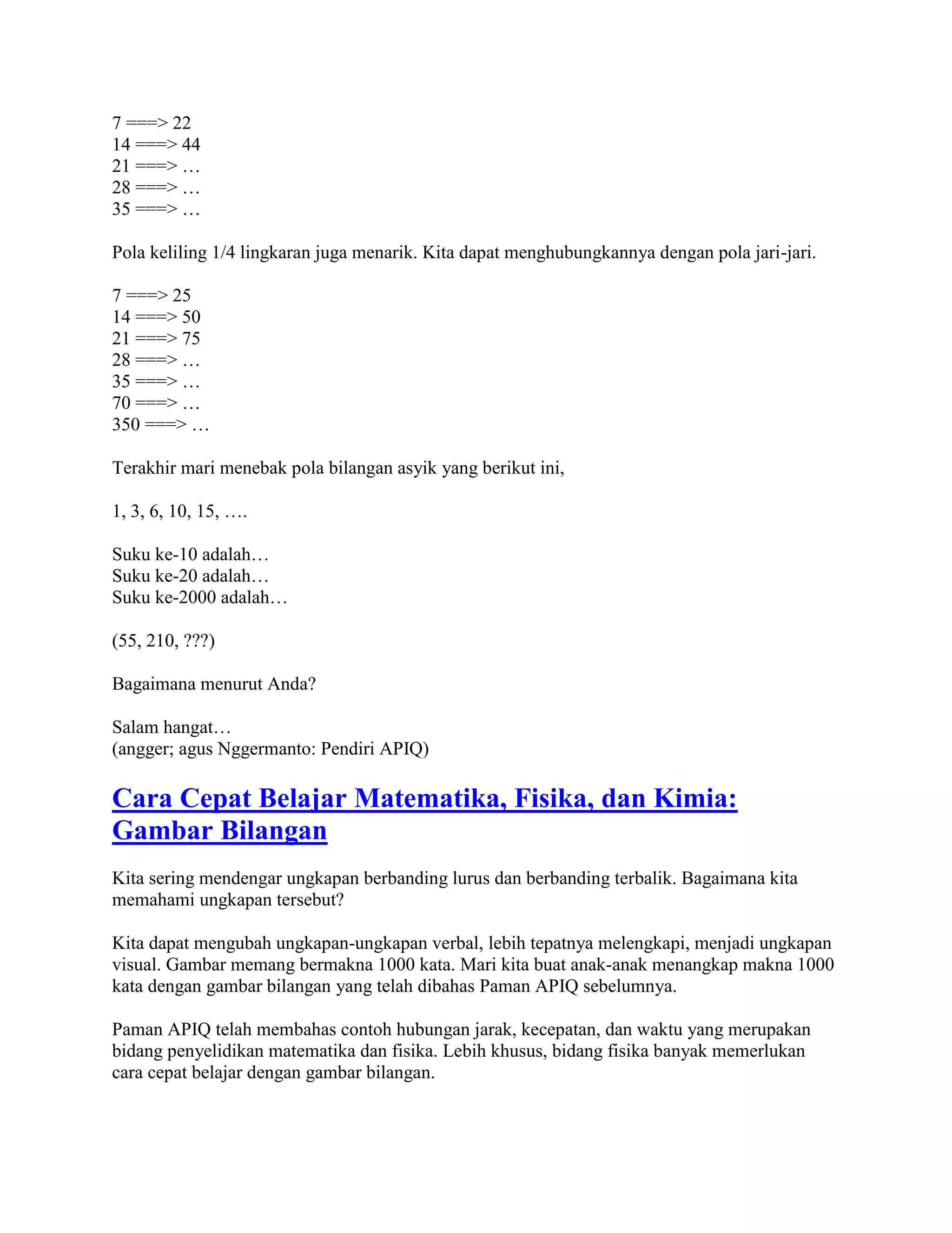 Matematika indah dan mudah | DOCX