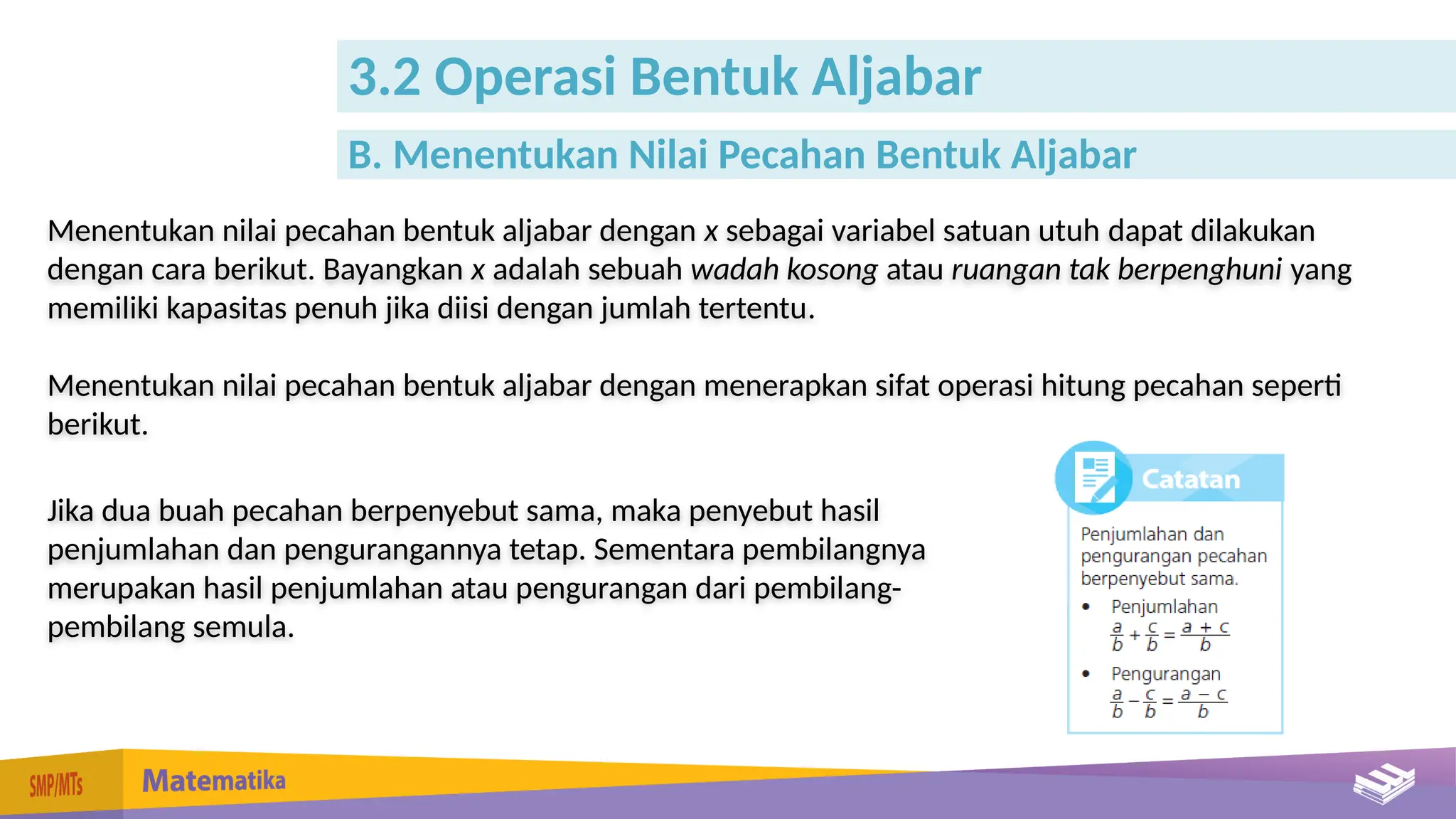 Matematika Kelas 7 Bab 3 Bentuk Aljabar dan Operasinya.pptx