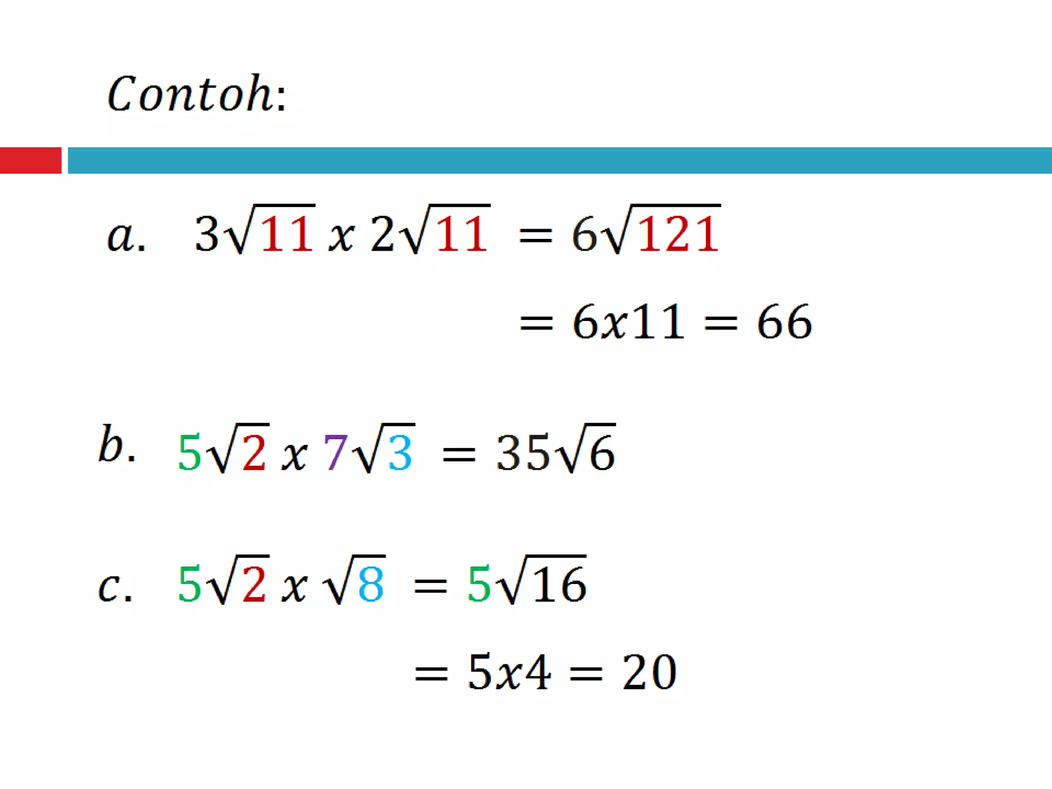 Matematika kelas 9 (Bentuk Akar) | PPTX