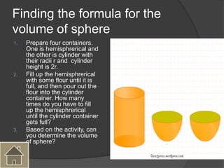 Pembuktian rumus Volume Bola | PPTX