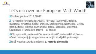 Matematika kroz projekte | PPTX