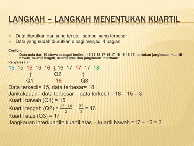 Matematika (kuartil) | PPTX