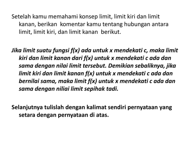 Matematika (limit) | PPTX