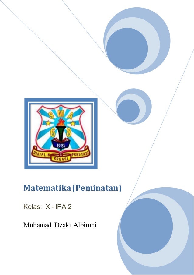 Contoh Soal Matematika Peminatan Kelas 11 Contoh Soal Matematika Peminatan Kelas 11
