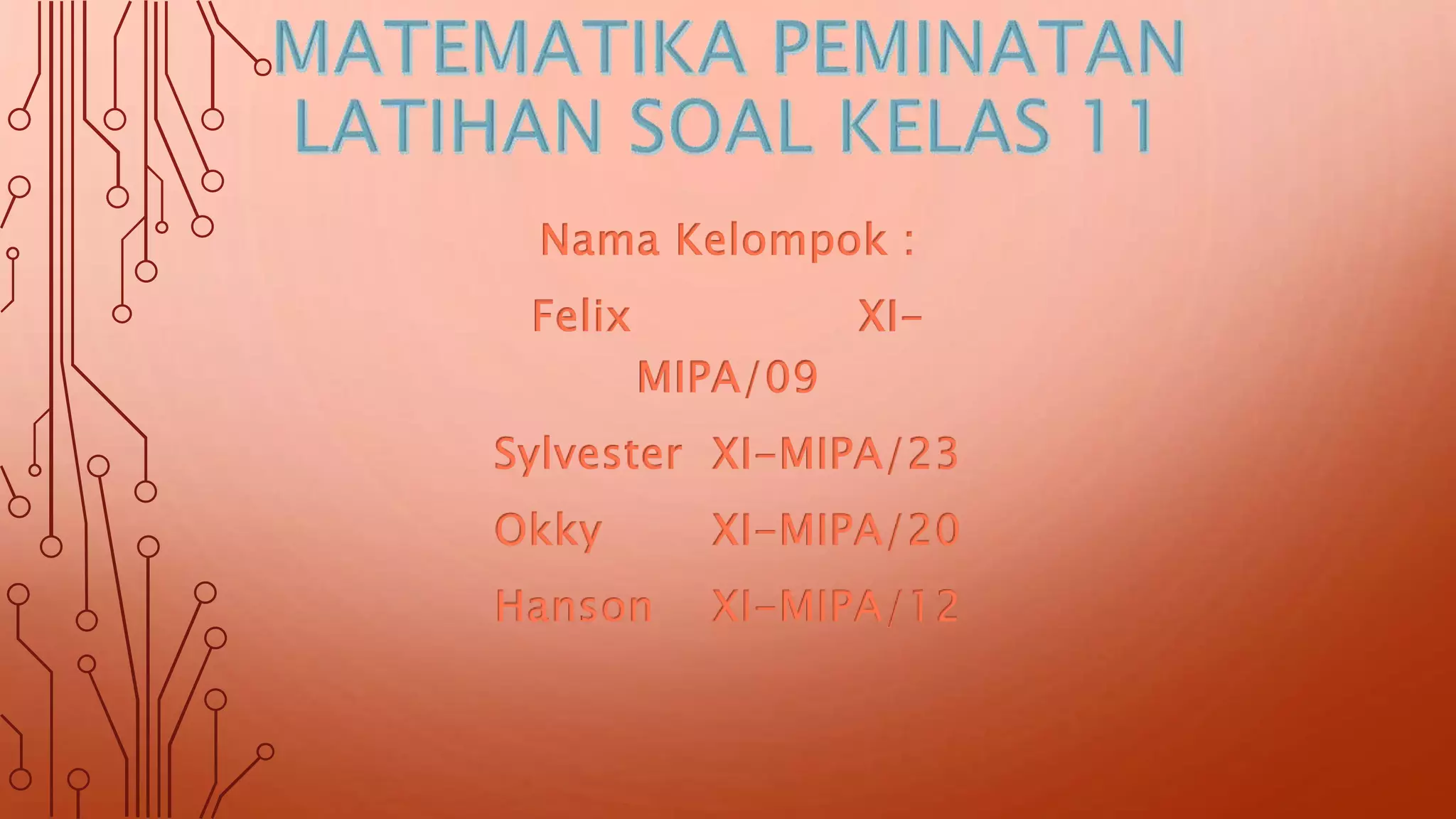Matematika Peminatan Kelas 11 | PPT