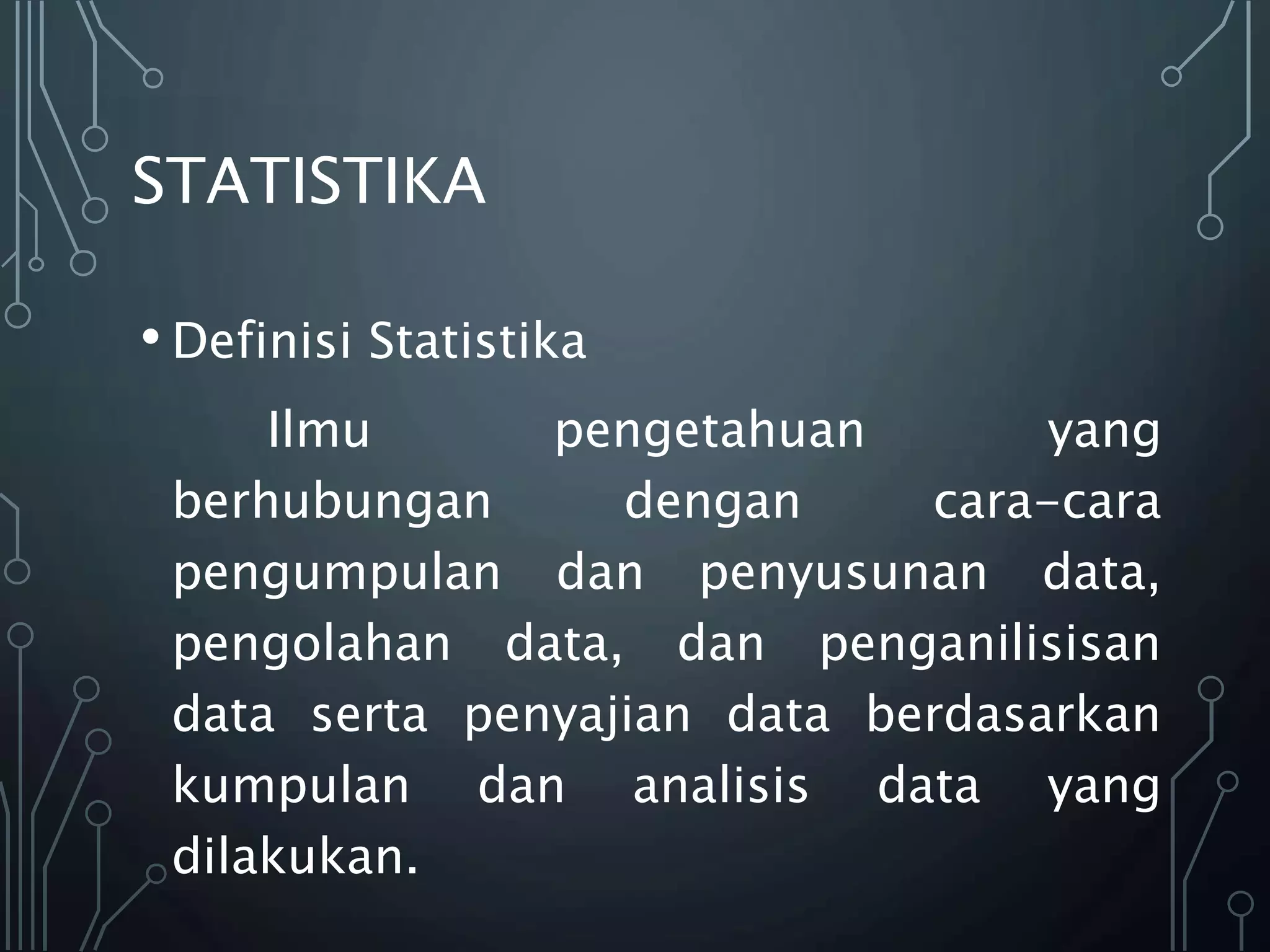 Matematika ( statistik) | PPT