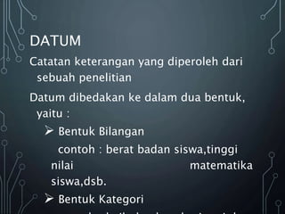Matematika ( statistik) | PPT