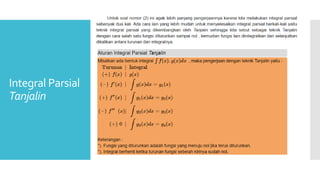 ppt matematika terapan integral parsial | PDF