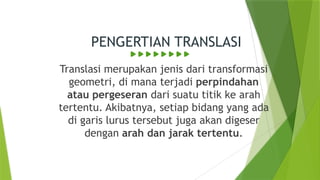 Matematika Translasi XII SMK.pptxasdsada | PPTX