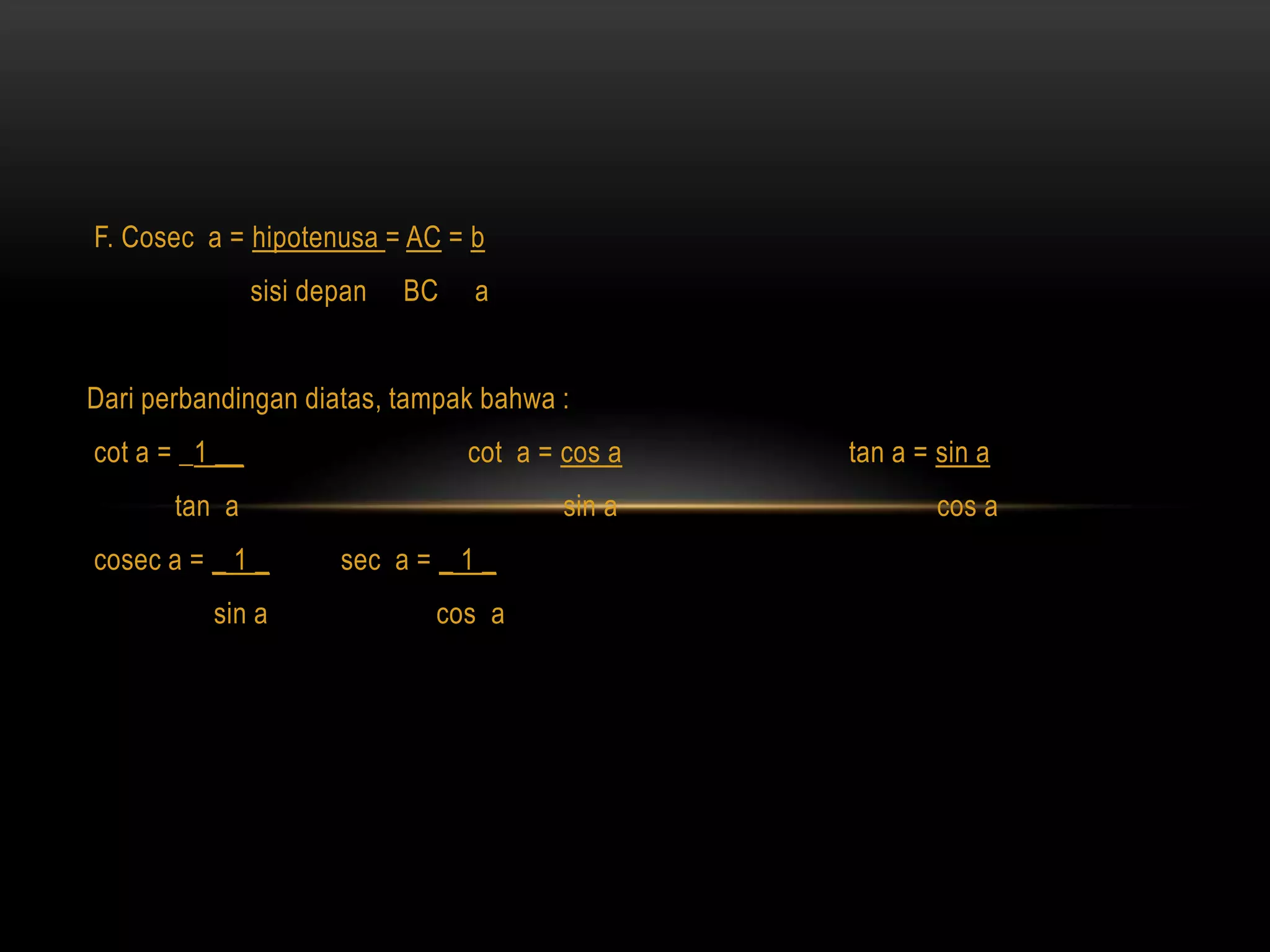 Matematika trigonometri | PPT