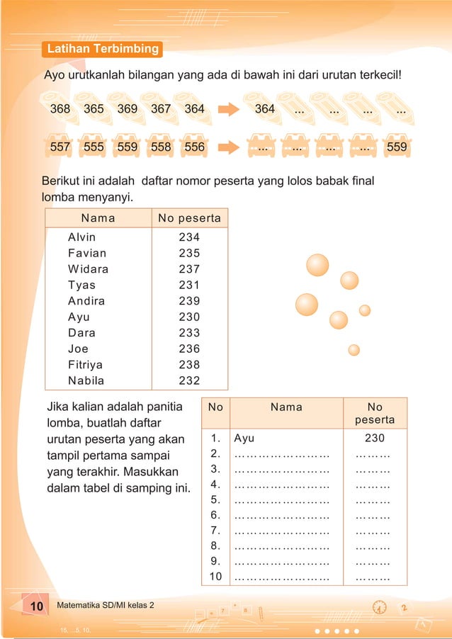 Matematika untuk kelas 2 - purnomosidi