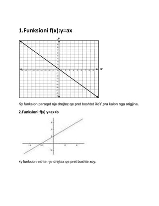 Matematike e avancuar 1 FUNKSIONET | PDF