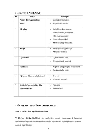 Programi Orientues 2013-2014,Matematike e thelluar | PDF
