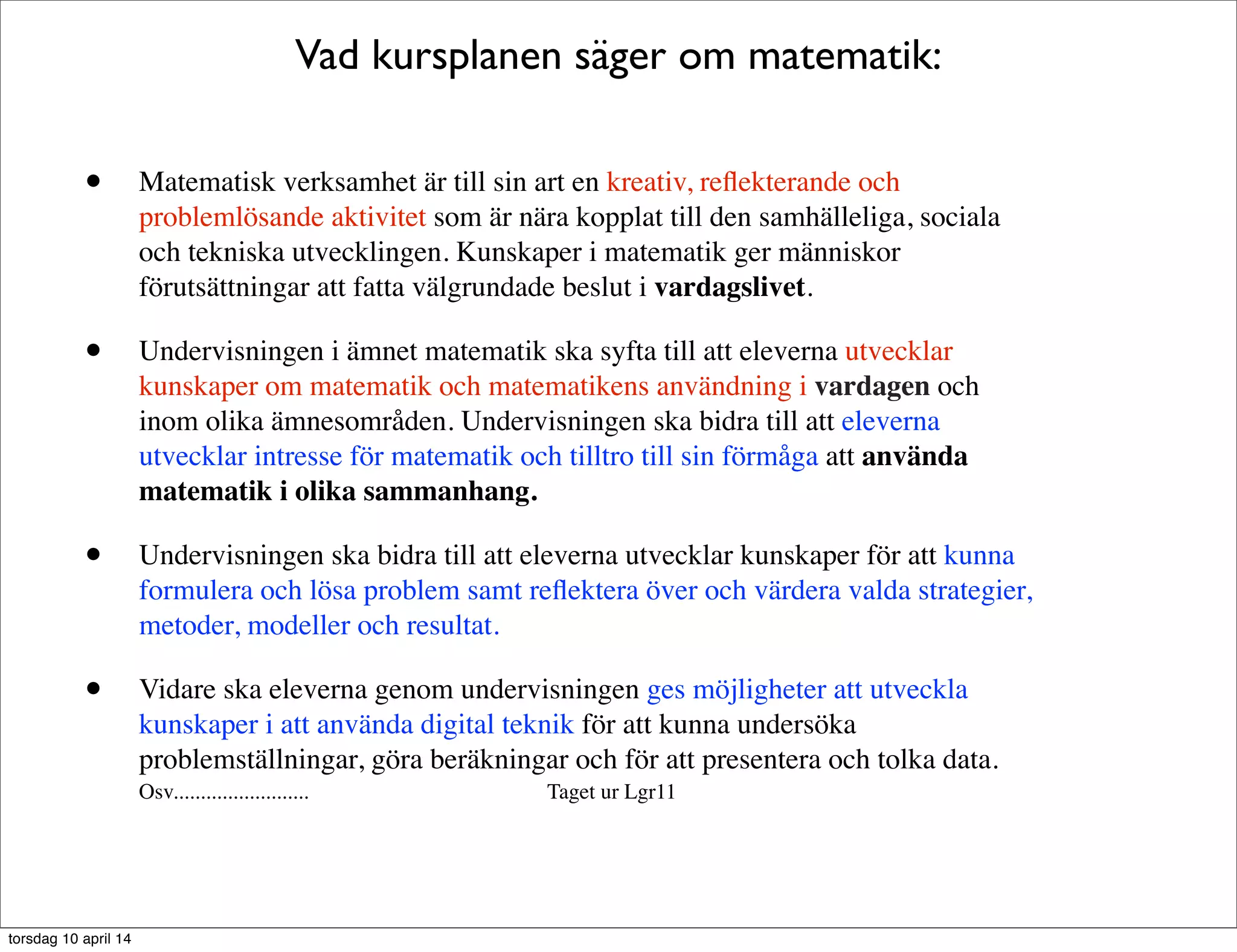Matematik i vardagen | PDF
