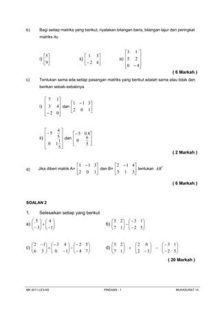 MATEMATIK KEJURUTERAAN 4 KERTAS TUGASAN | PDF