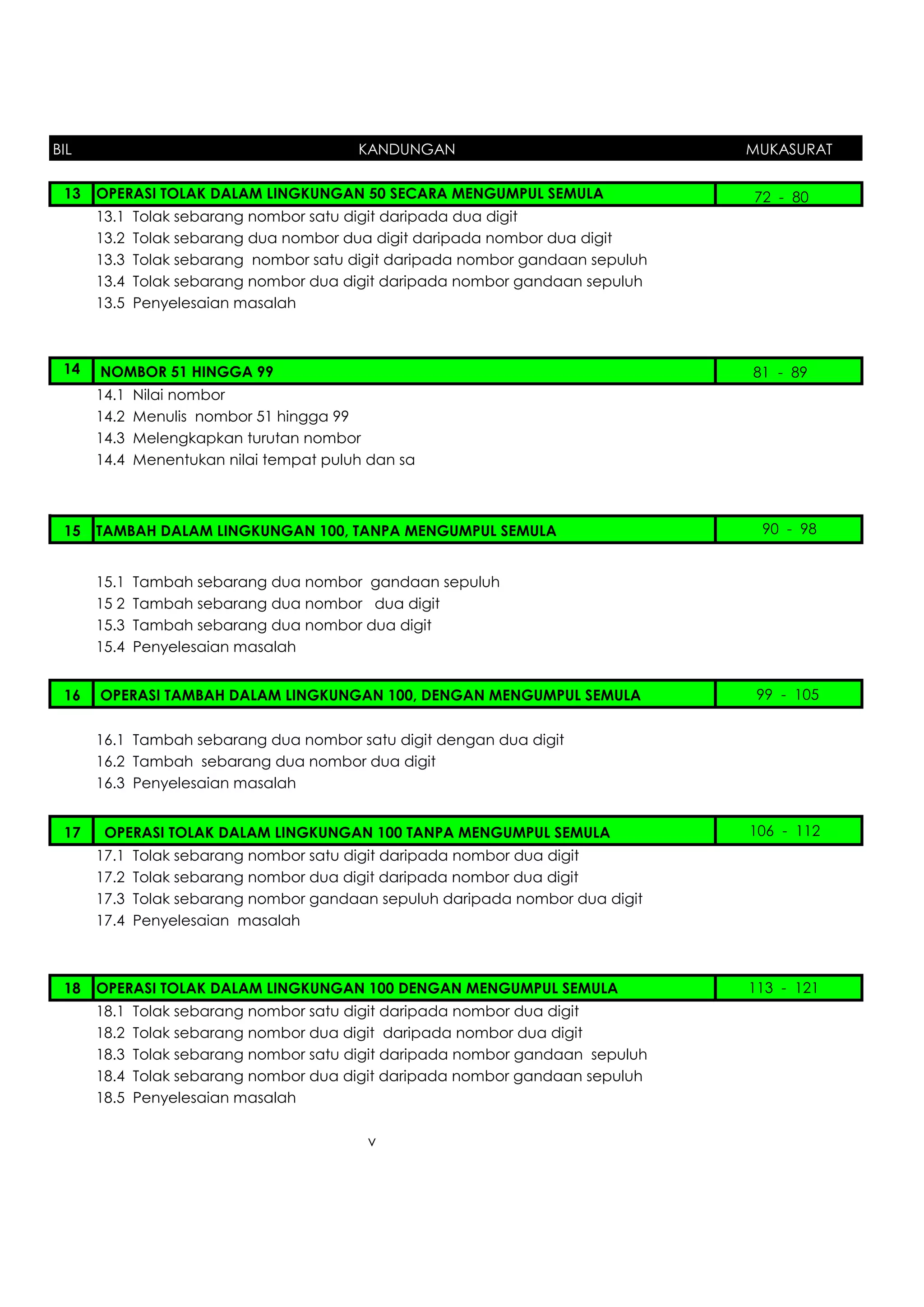 LEMBARAN KERJA MATEMATIK PEMULIHAN KHAS | PDF