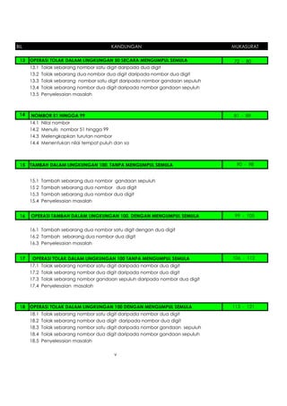LEMBARAN KERJA MATEMATIK PEMULIHAN KHAS | PDF
