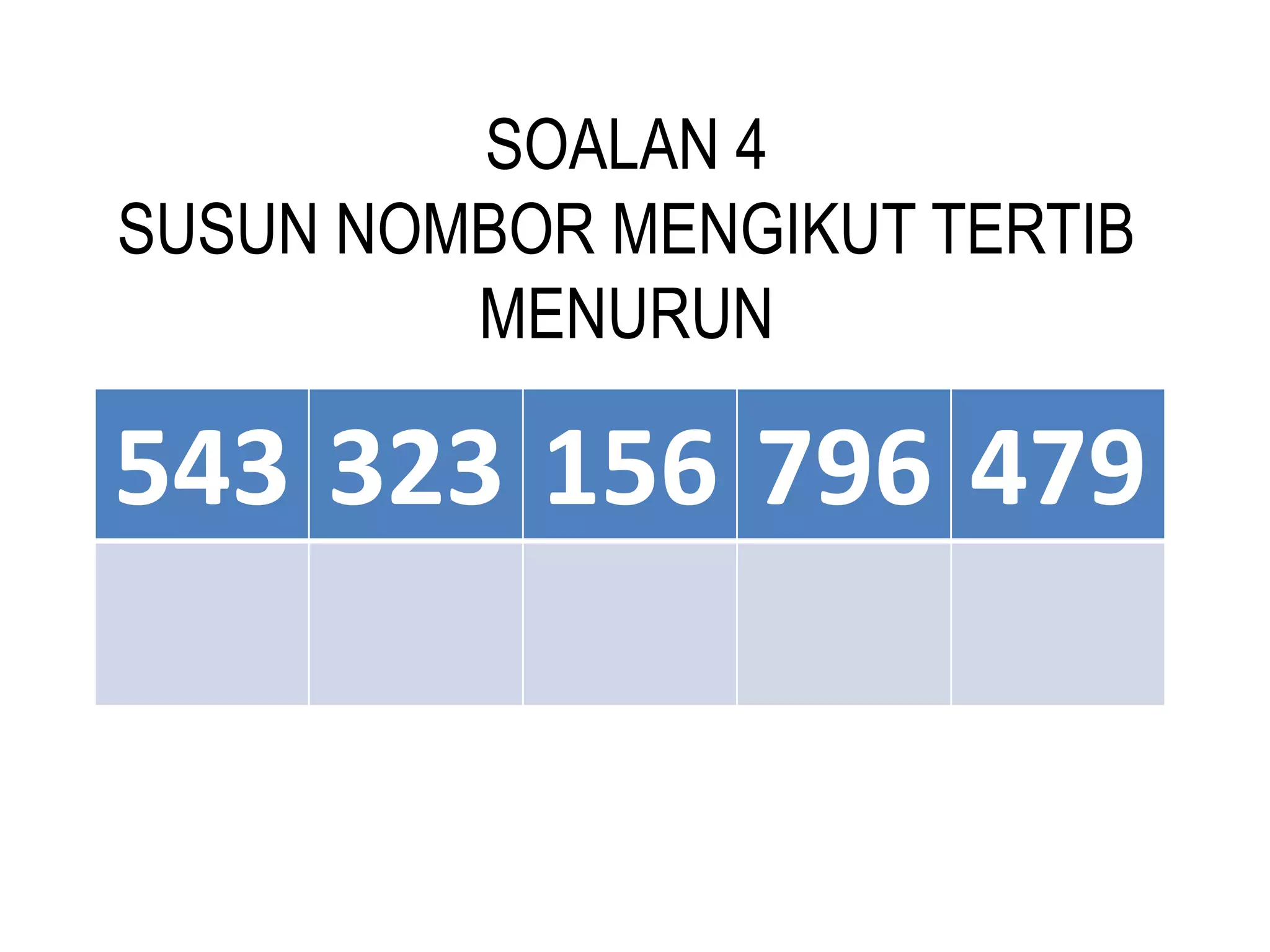 Matematik tahun 2 bandingkan NOMBOR | PPTX