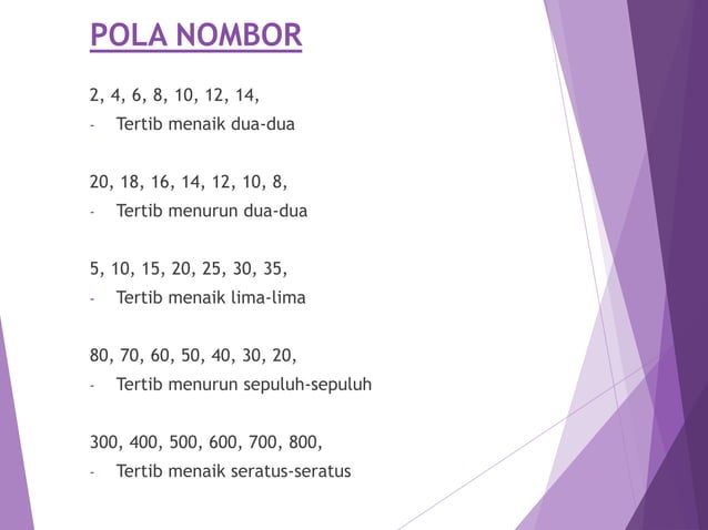 Matematik tahun 4 - nombor genap & nombor ganjil, pola nombor | PPTX