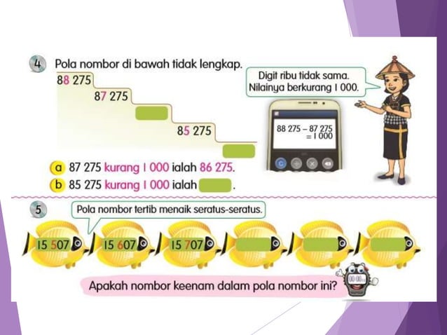 Matematik tahun 4 - nombor genap & nombor ganjil, pola nombor | PPTX