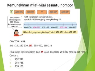 Matematik tahun 5 - banding dan susun nombor | PPTX