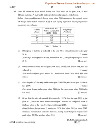 Matematik tambahan kertas 2 | PDF
