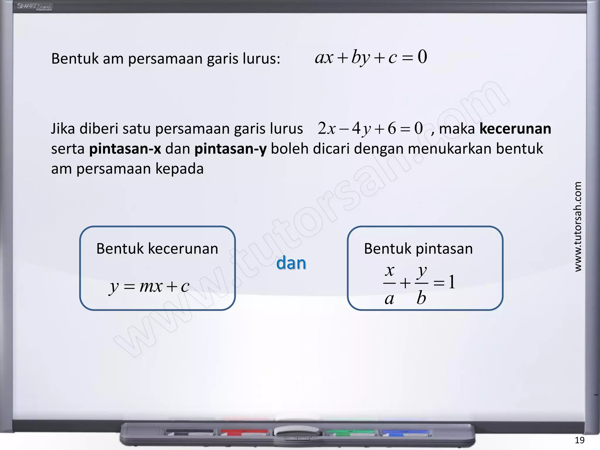 Matematik tambahan spm tingkatan 4 geometri koordinat {add maths form 4 ...