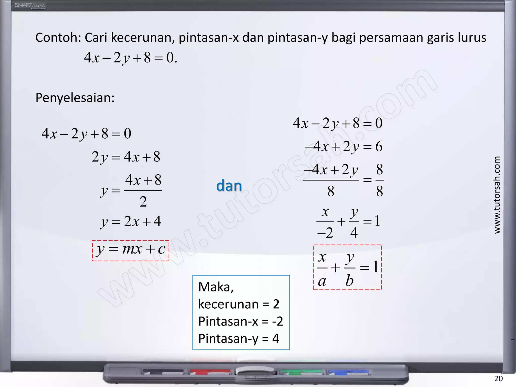 Matematik tambahan spm tingkatan 4 geometri koordinat {add maths form 4 ...