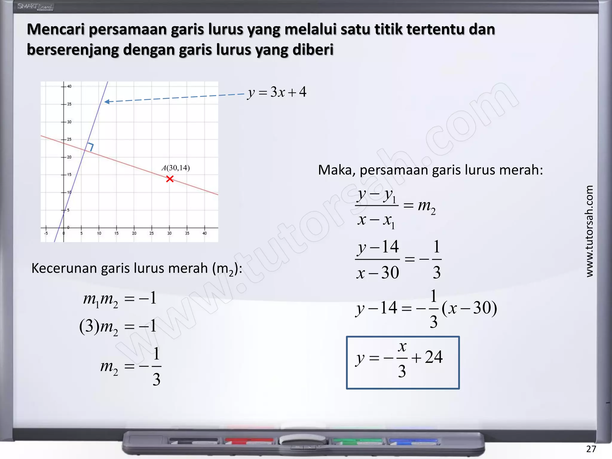 Matematik tambahan spm tingkatan 4 geometri koordinat {add maths form 4 ...