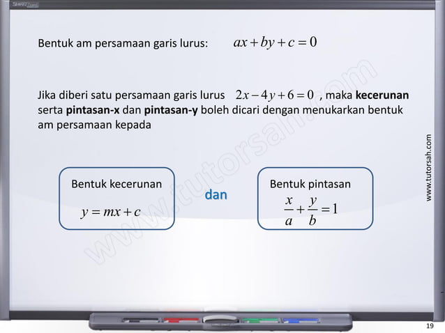 Matematik tambahan spm tingkatan 4 geometri koordinat {add maths form 4 ...