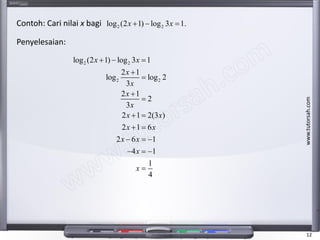 Matematik tambahan spm tingkatan 4 indeks dan logaritma {add math form ...