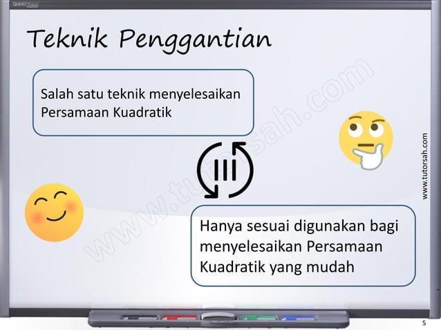 Matematik tambahan tingkatan 4 persamaan kuadratik {add math form 4 ...