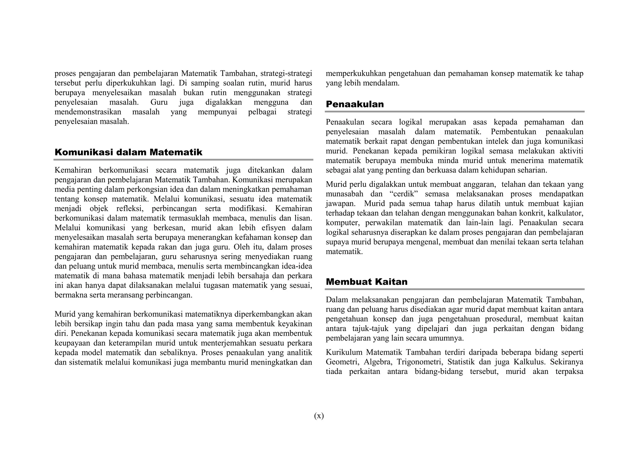 HSP Matematik Tambahan Tingkatan 5 | PDF