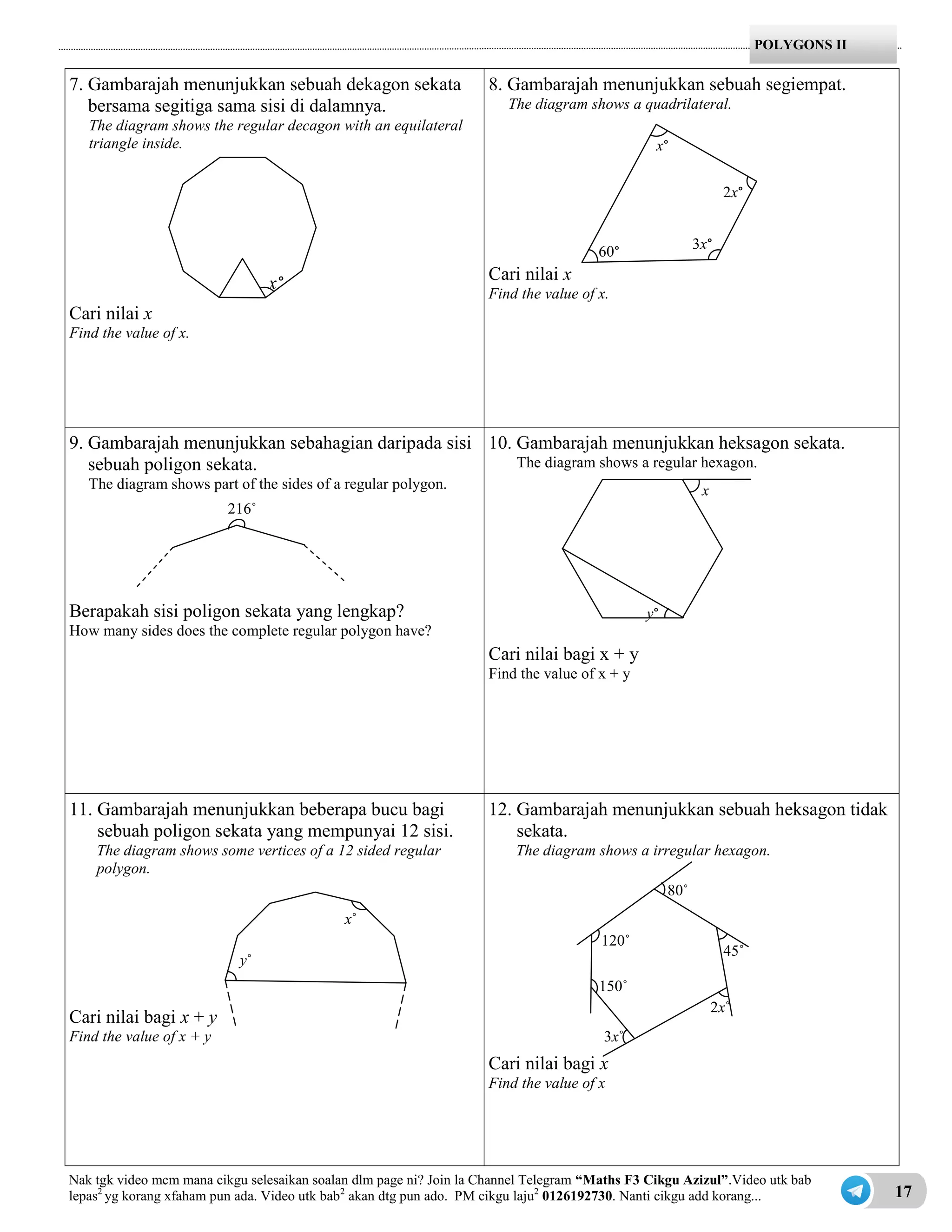 Matematik tingkatan 3 modul 1 2016 | PDF
