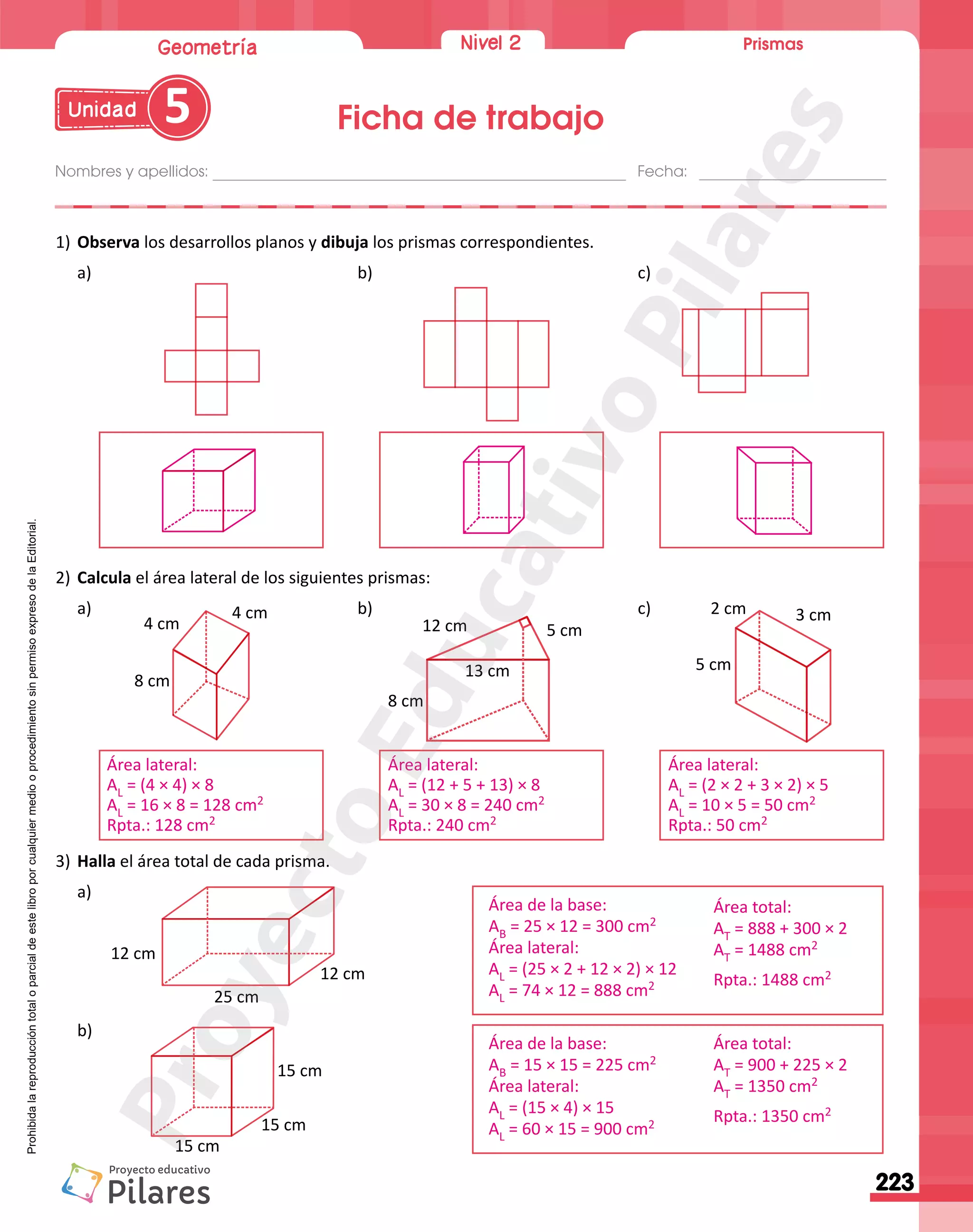 MATEMÁTICA - 5TO GRADO - UNIDAD 5.pdf