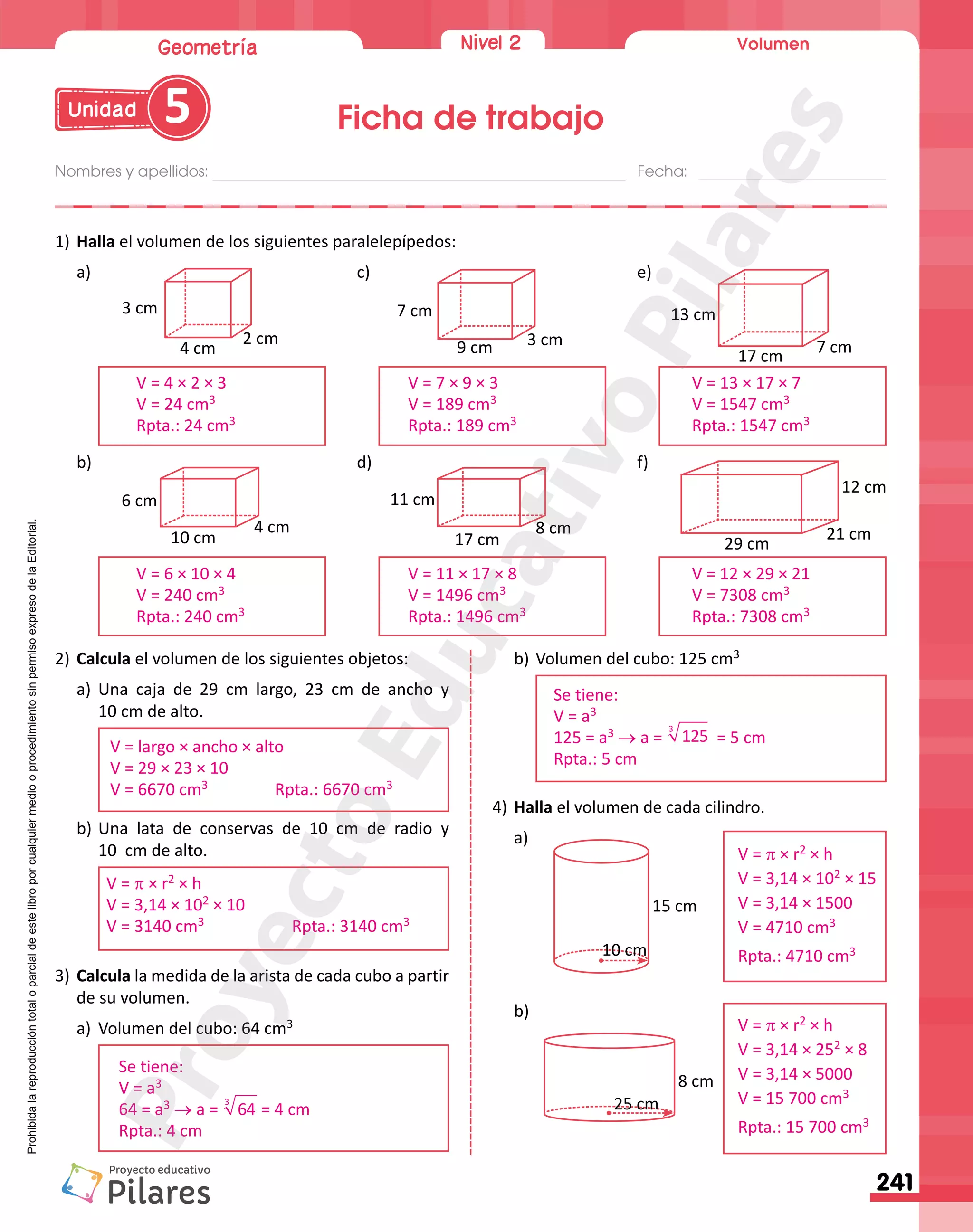 MATEMÁTICA - 5TO GRADO - UNIDAD 5.pdf