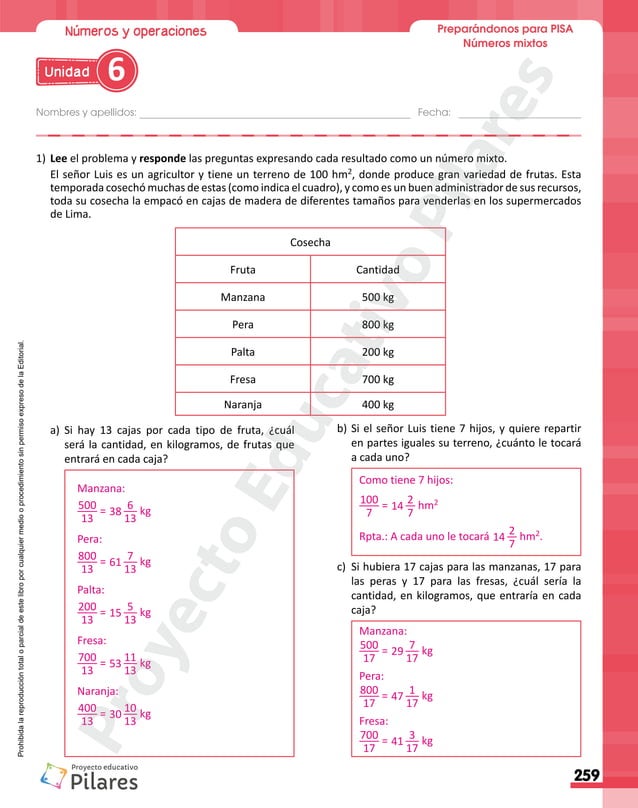 MATEMÁTICA - 5TO GRADO - UNIDAD 6.pdf